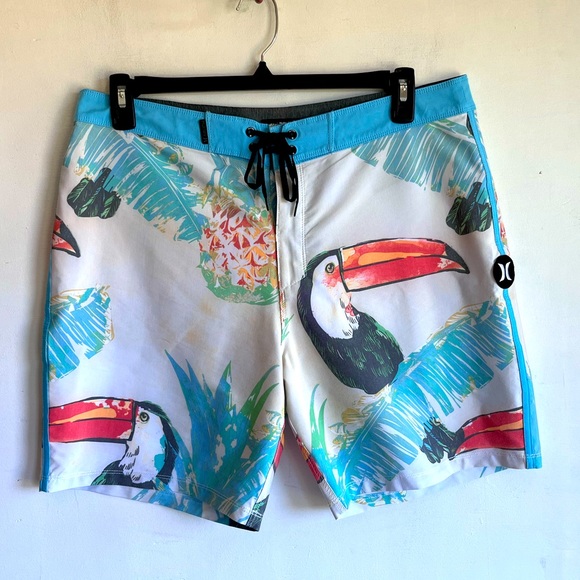 Hurley | Swim | Hurley Surfing Board Shorts Mens 34 Multicolored Design ...